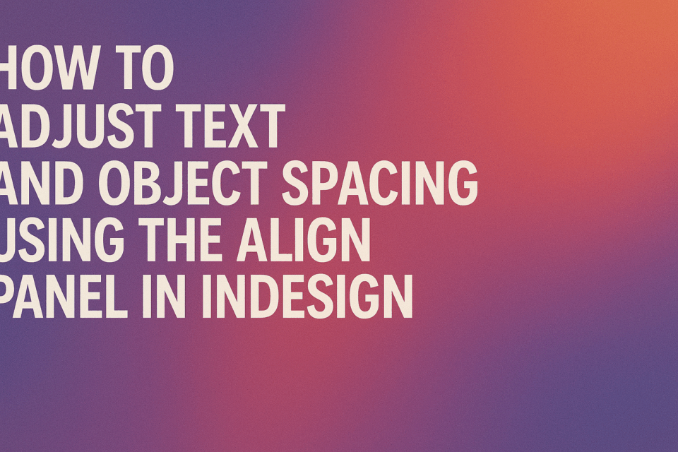 How To Automatically Fit Images To Frames In Indesign Graphic Design