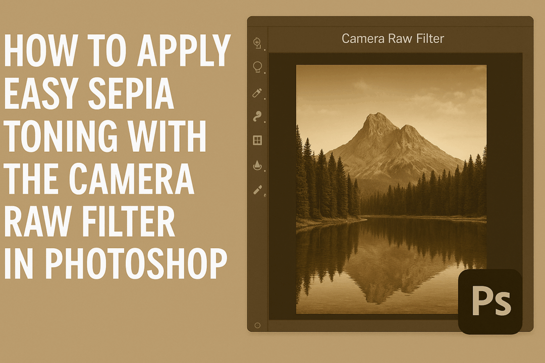 How to Apply Easy Sepia Toning with the Camera Raw Filter in Photoshop ...