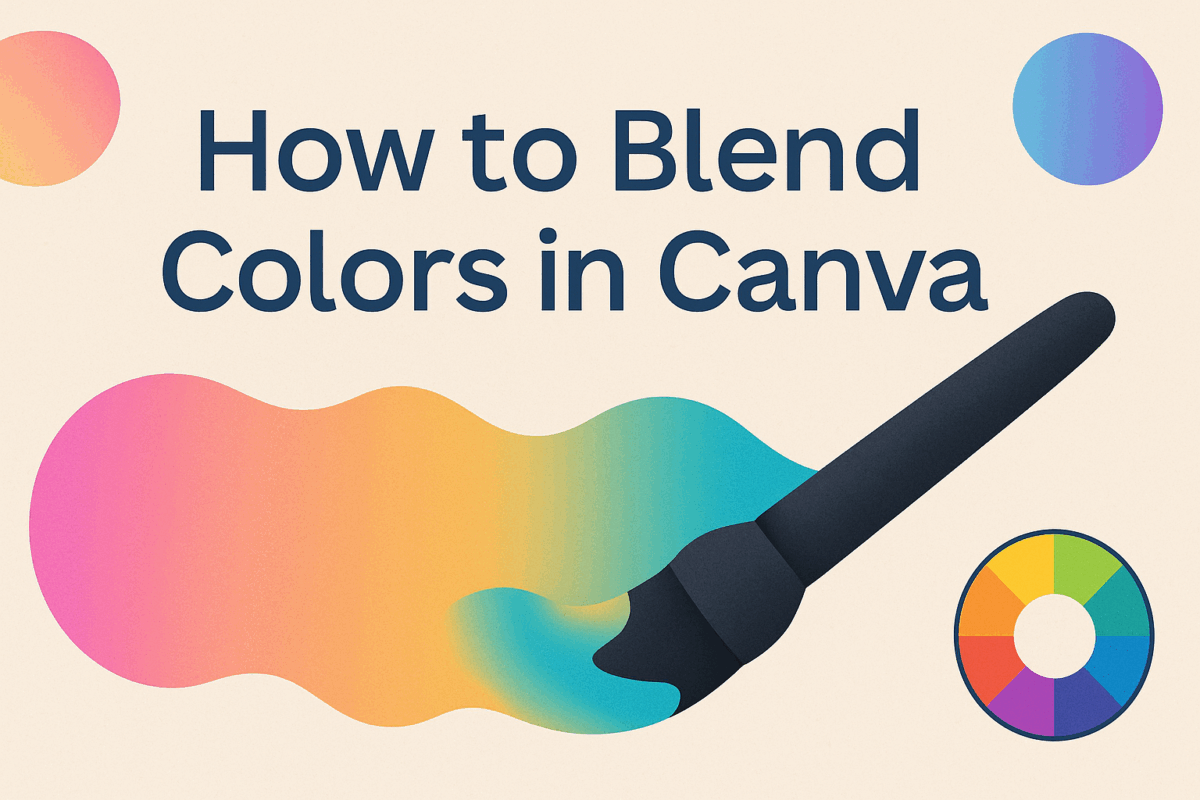 How to Blend Colors in Canva