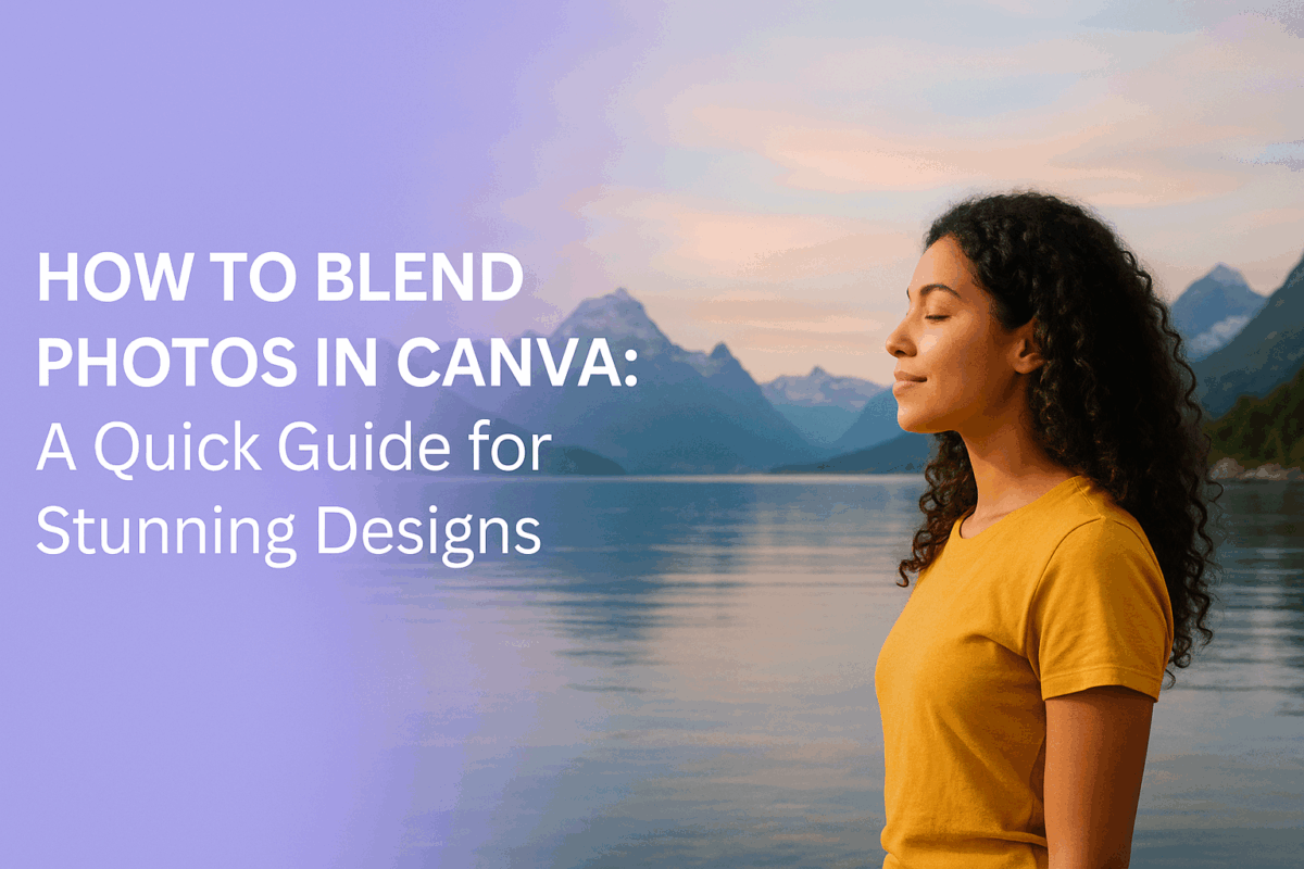 How to Blend Photos in Canva