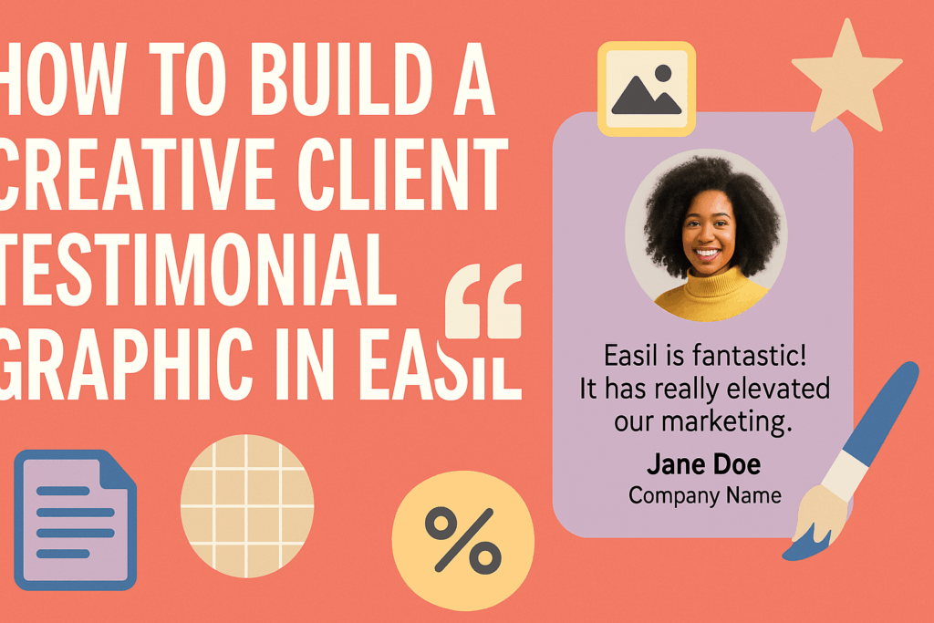 How to Build a Creative Client Testimonial Graphic in Easil