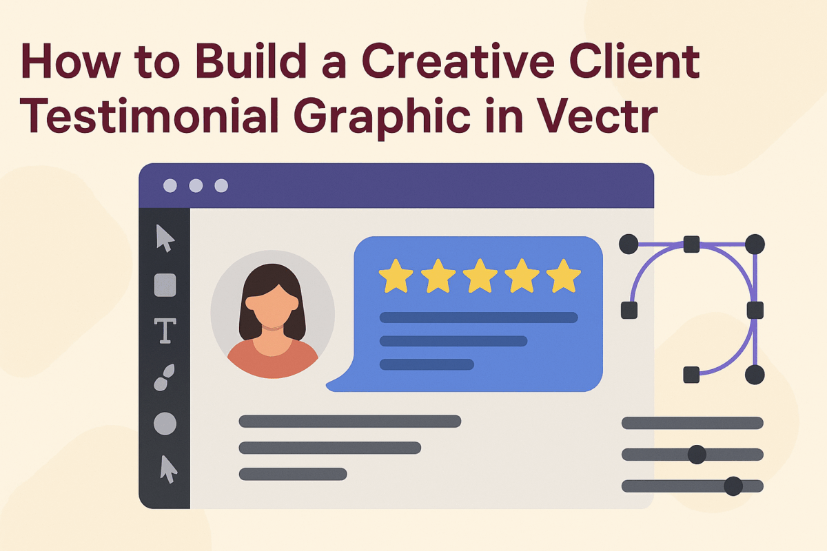 How to Build a Creative Client Testimonial Graphic in Vectr