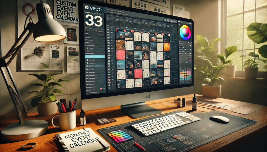 How to Build a Custom Monthly Event Calendar in Vectr - Graphic Design ...