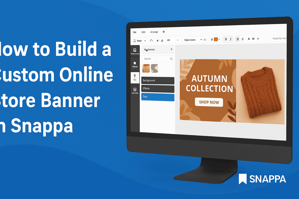How to Build a Custom Online Store Banner in Snappa