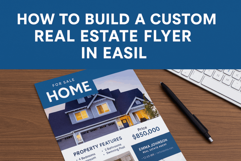 How to Build a Custom Real Estate Flyer in Easil