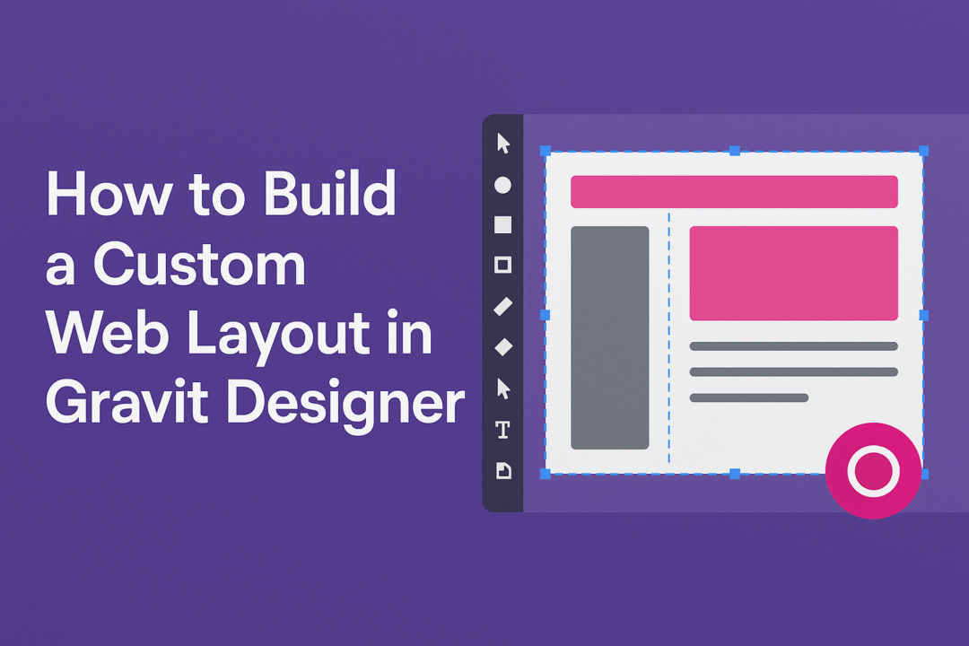 How to Build a Custom Web Layout in Gravit Designer