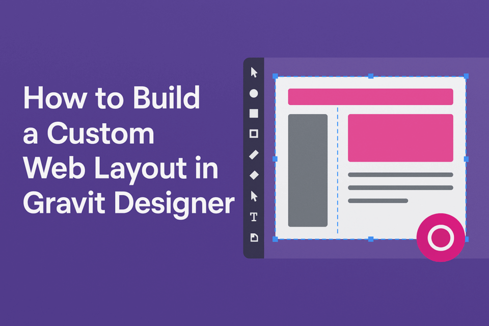 How to Build a Custom Web Layout in Gravit Designer