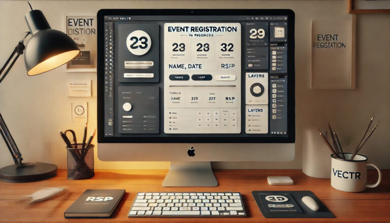 How to Build a Simple Event Registration Graphic in Vectr - Graphic ...