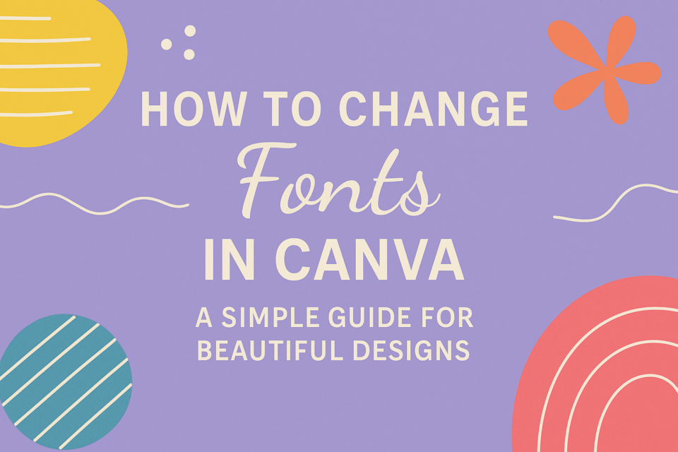 How to Change Fonts in Canva