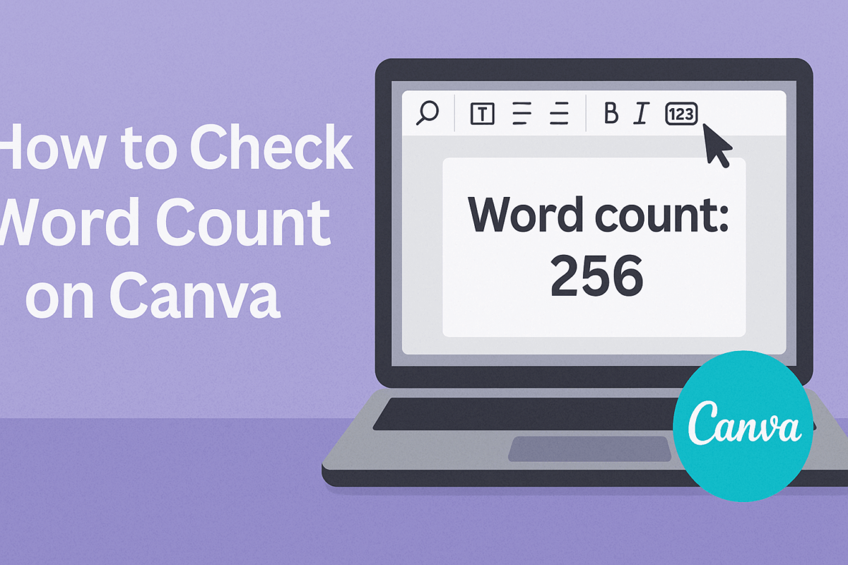 How to Check Word Count on Canva