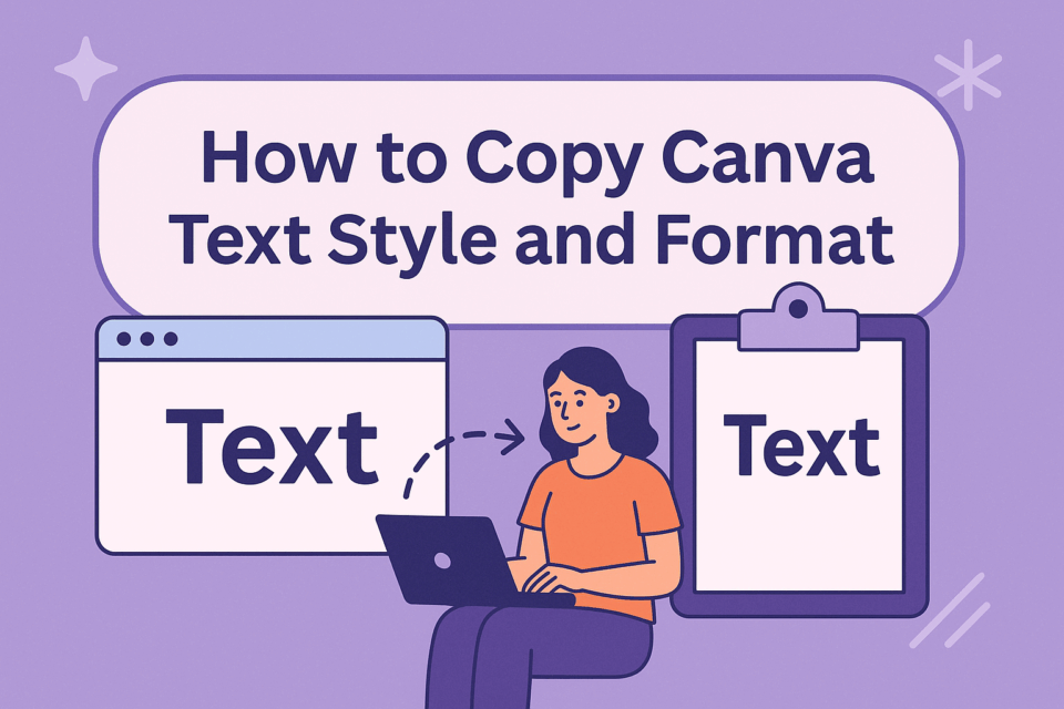 How to Copy Canva Text Style and Format