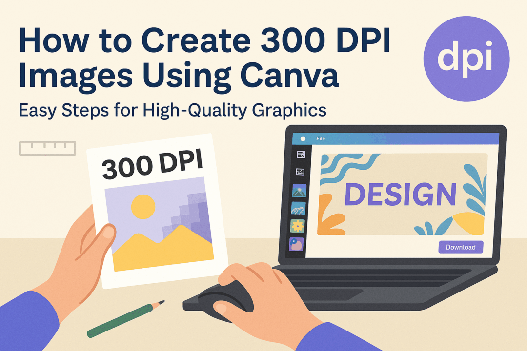 How to Create 300 DPI Images Using Canva