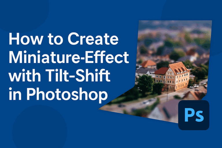 How to Create Miniature Effect with Tilt-Shift in Photoshop - Graphic ...