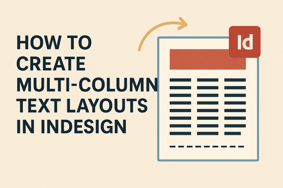 How to Create Multi-Column Text Layouts in InDesign - Graphic Design ...
