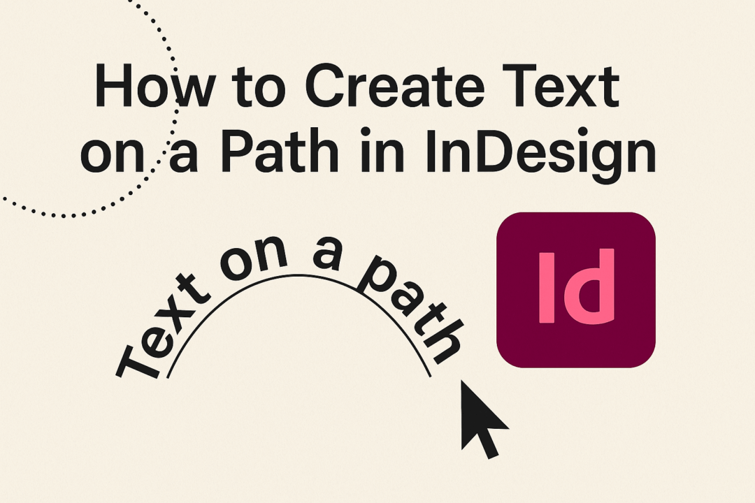 How to Create Text on a Path in InDesign