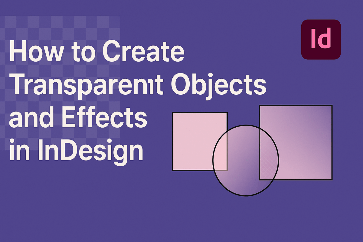 How to Create Transparent Objects and Effects in InDesign