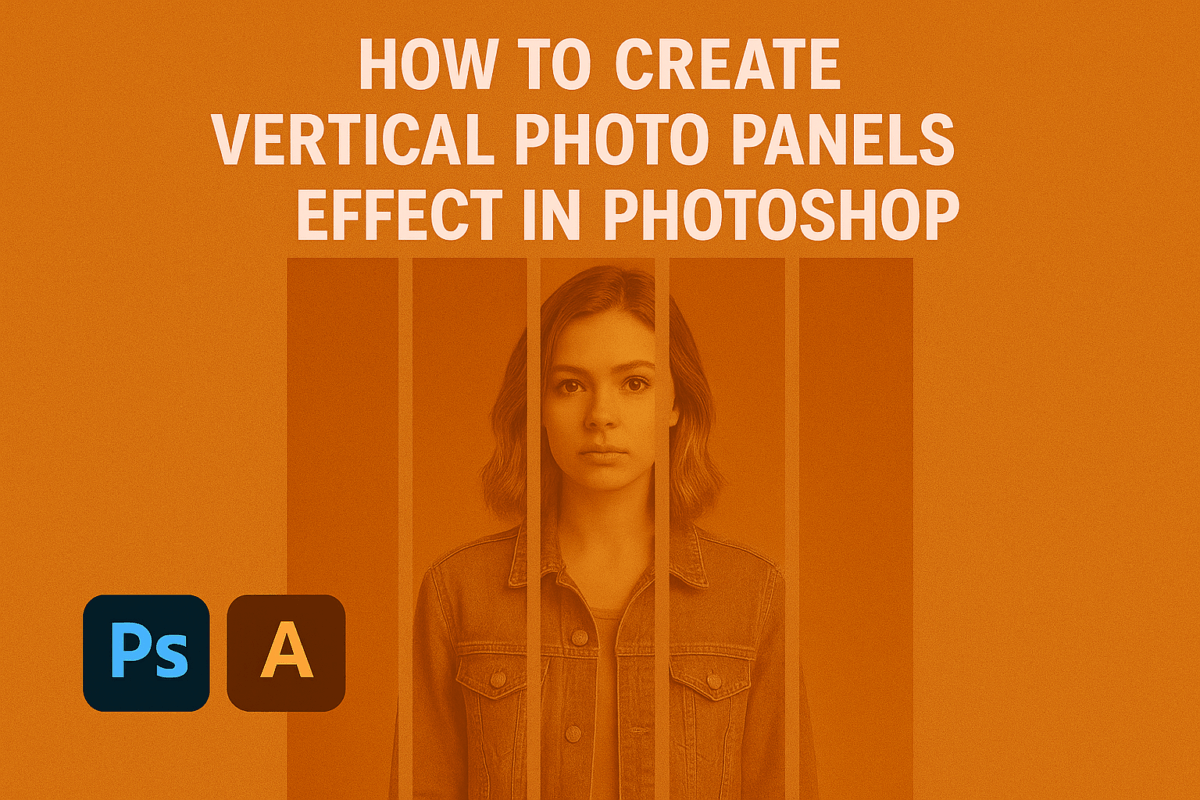 How to Create Vertical Photo Panels Effect in Photoshop - Graphic ...