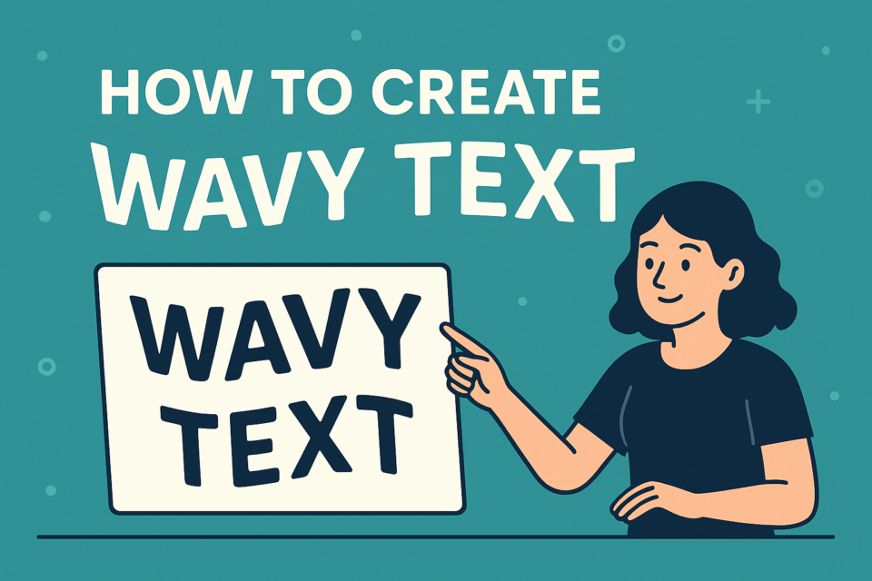 How to Create Wavy Text in Canva - Graphic Design Resource