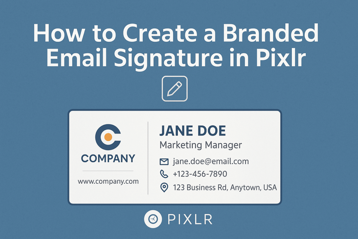 How to Create a Branded Email Signature in Pixlr