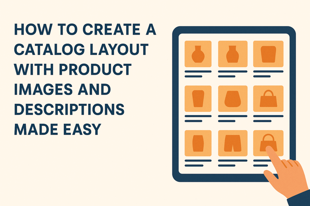 How to Create a Catalog Layout with Product Images and Descriptions ...