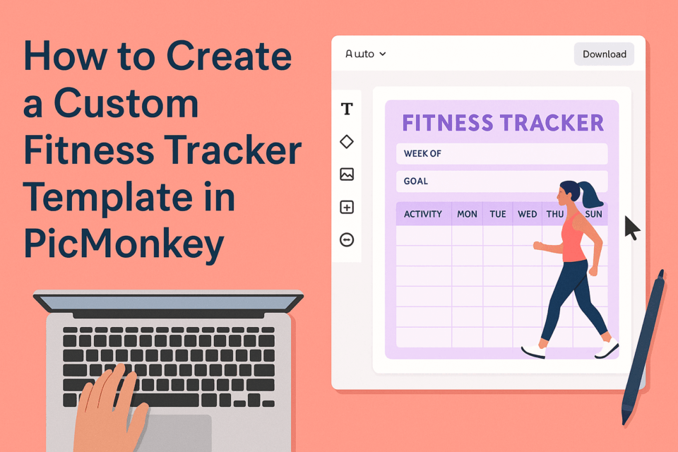 How to Create a Custom Fitness Tracker Template in PicMonkey