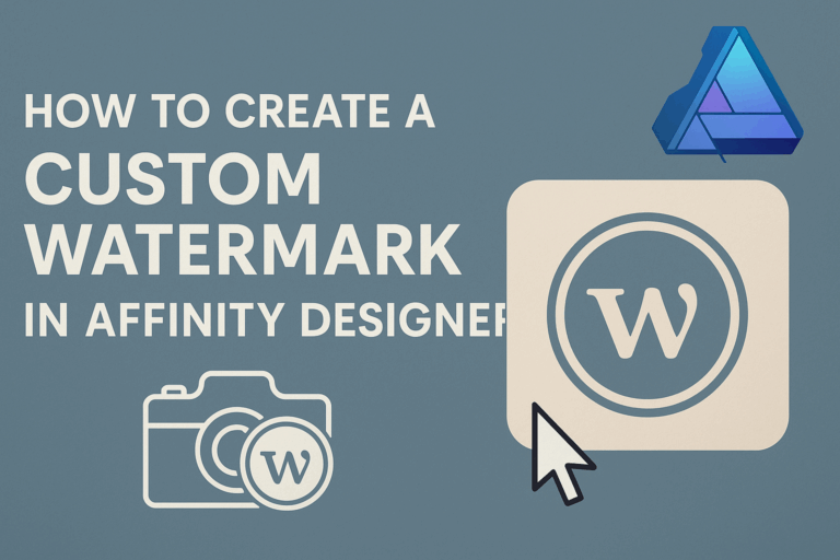 How to Create a Custom Watermark in Affinity Designer