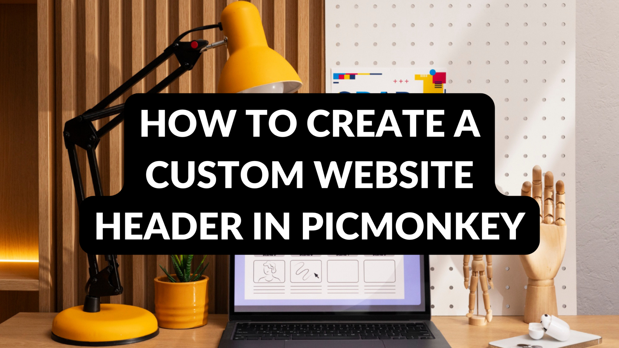 How to Create a Custom Website Header in PicMonkey - Graphic Design Resource