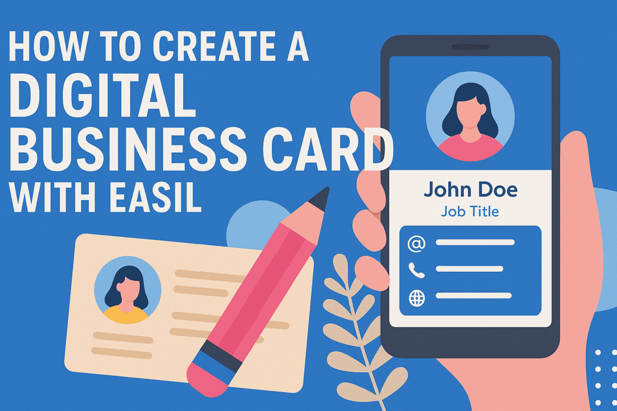 How to Create a Digital Business Card with Easil