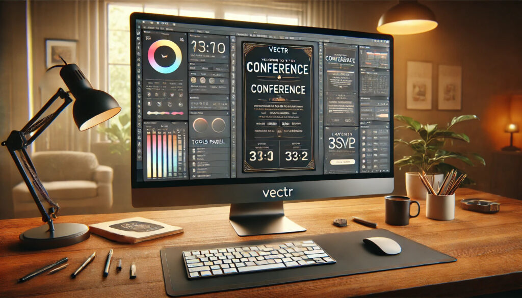 How to Create a Digital Invitation for Conferences in Vectr - Graphic ...