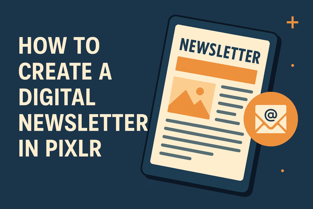 How to Create a Digital Newsletter in Pixlr - Graphic Design Resource