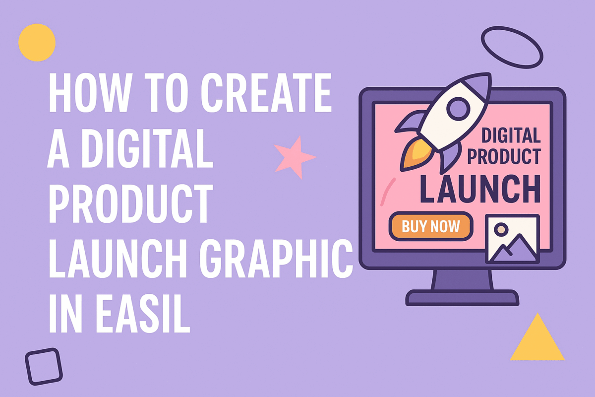 How to Create a Digital Product Launch Graphic in Easil