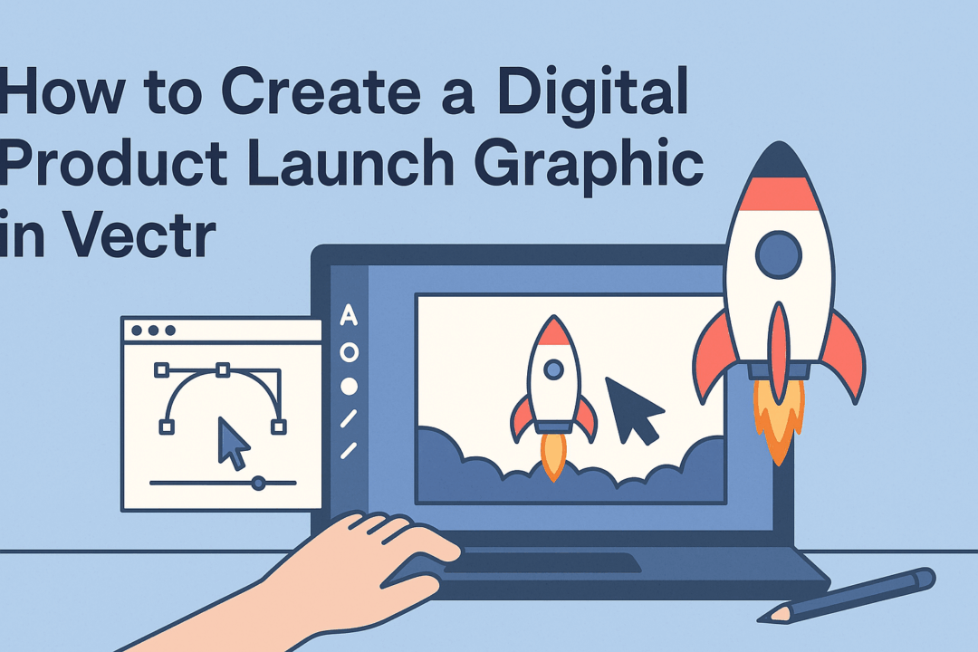How to Create a Digital Product Launch Graphic in Vectr