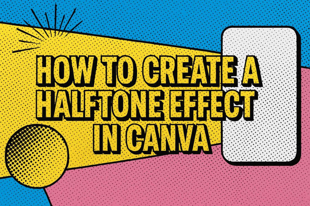 How to Create a Halftone Effect in Canva
