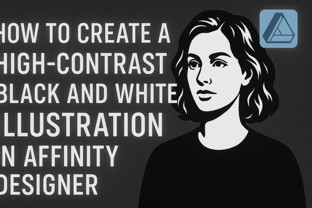 How to Create a High-Contrast Black and White Illustration in Affinity ...