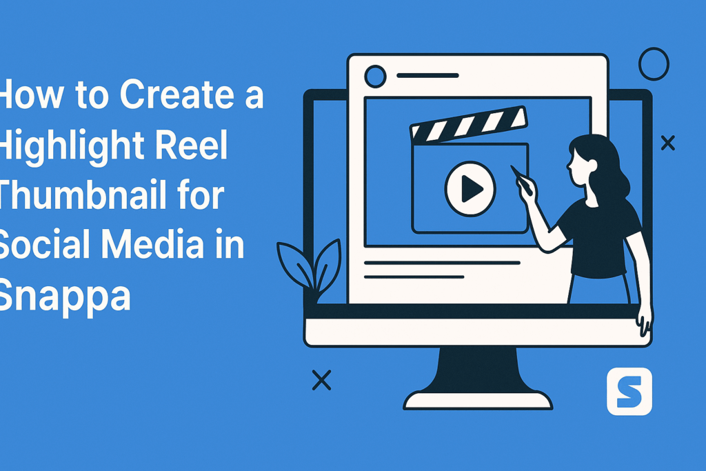 How to Create a Highlight Reel Thumbnail for Social Media in Snappa