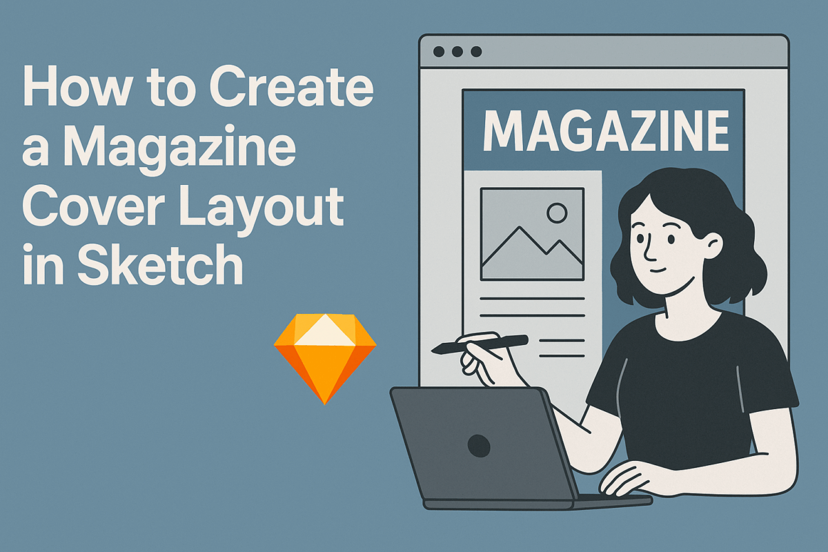 How to Create a Magazine Cover Layout in Sketch