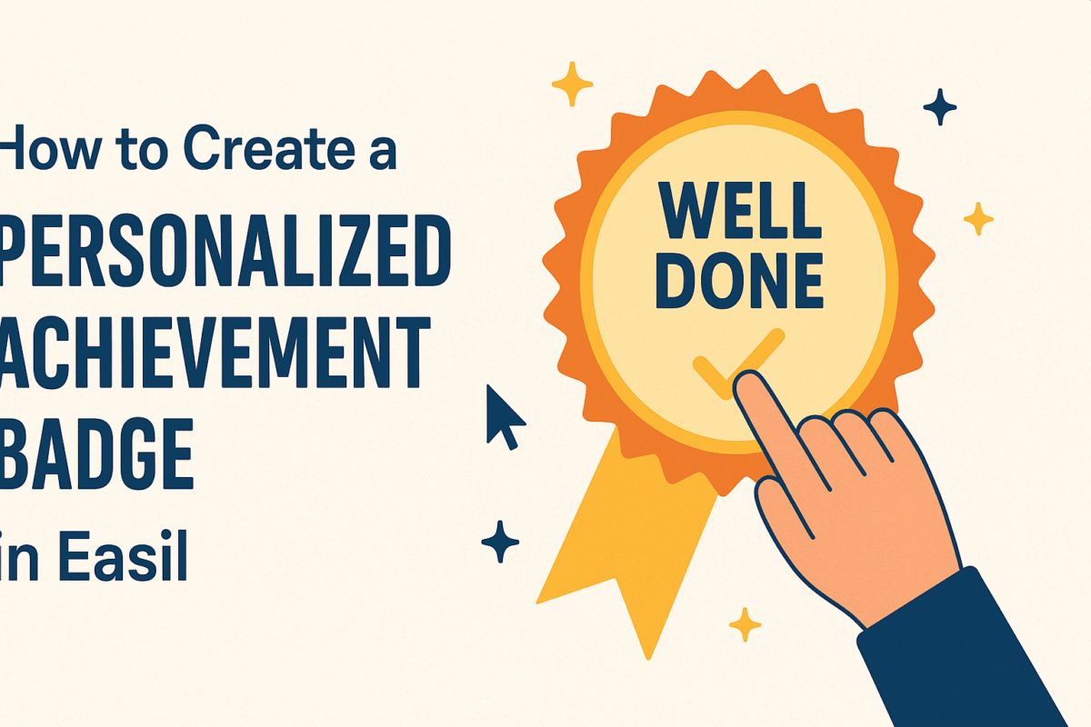 How to Create a Personalized Achievement Badge in Easil