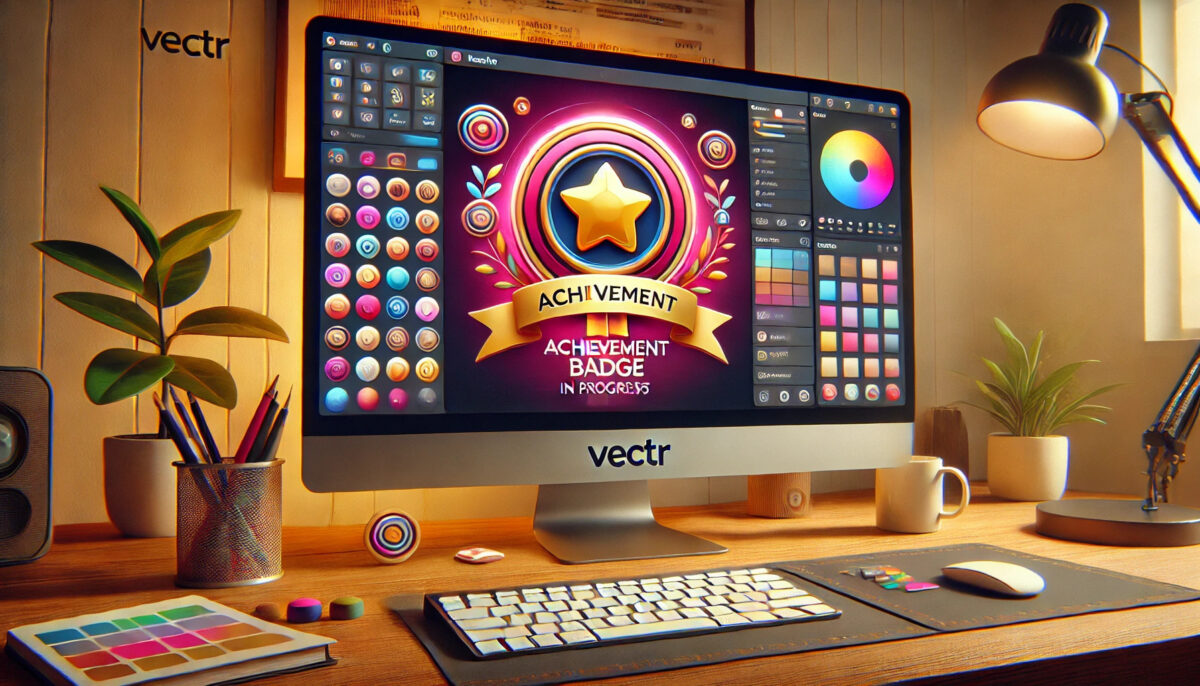 How to Create a Personalized Achievement Badge in Vectr - Graphic Design Resource