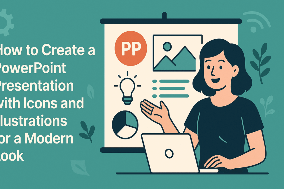 How to Create a PowerPoint Presentation with Icons and Illustrations ...