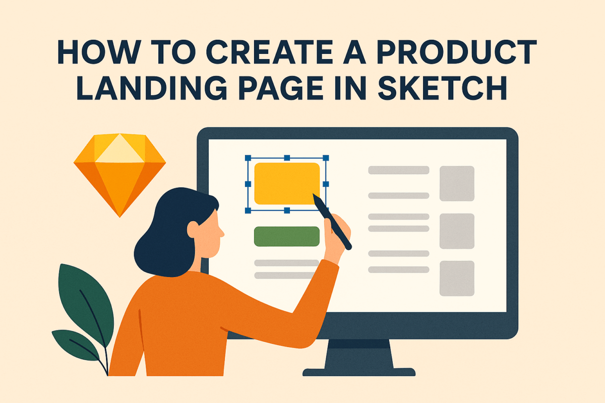How to Create a Product Landing Page in Sketch