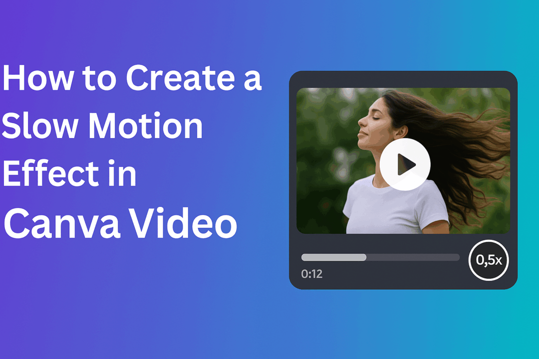 How to Create a Slow Motion Effect in Canva Video