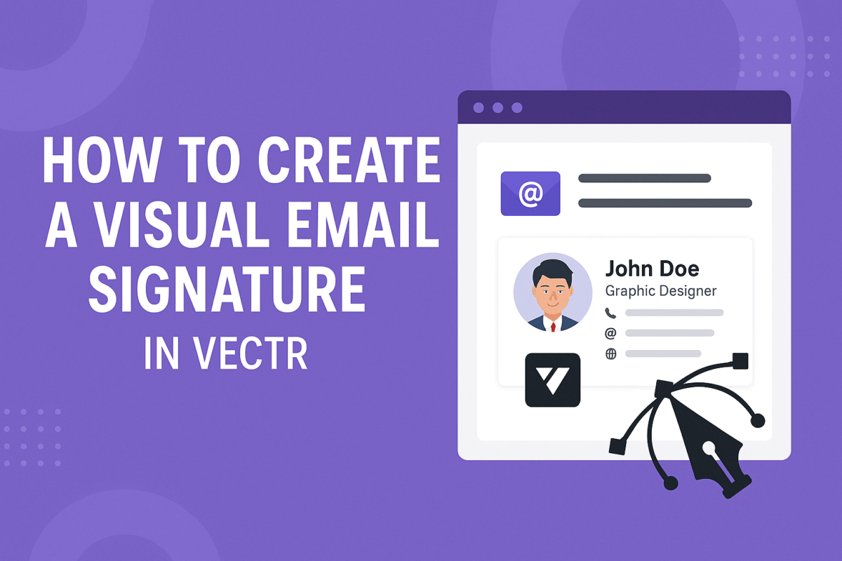 How to Create a Visual Email Signature in Vectr