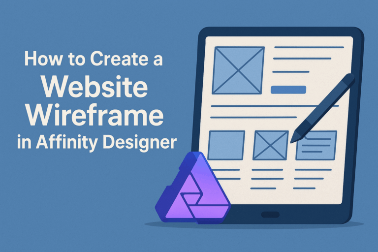 How to Create a Website Wireframe in Affinity Designer