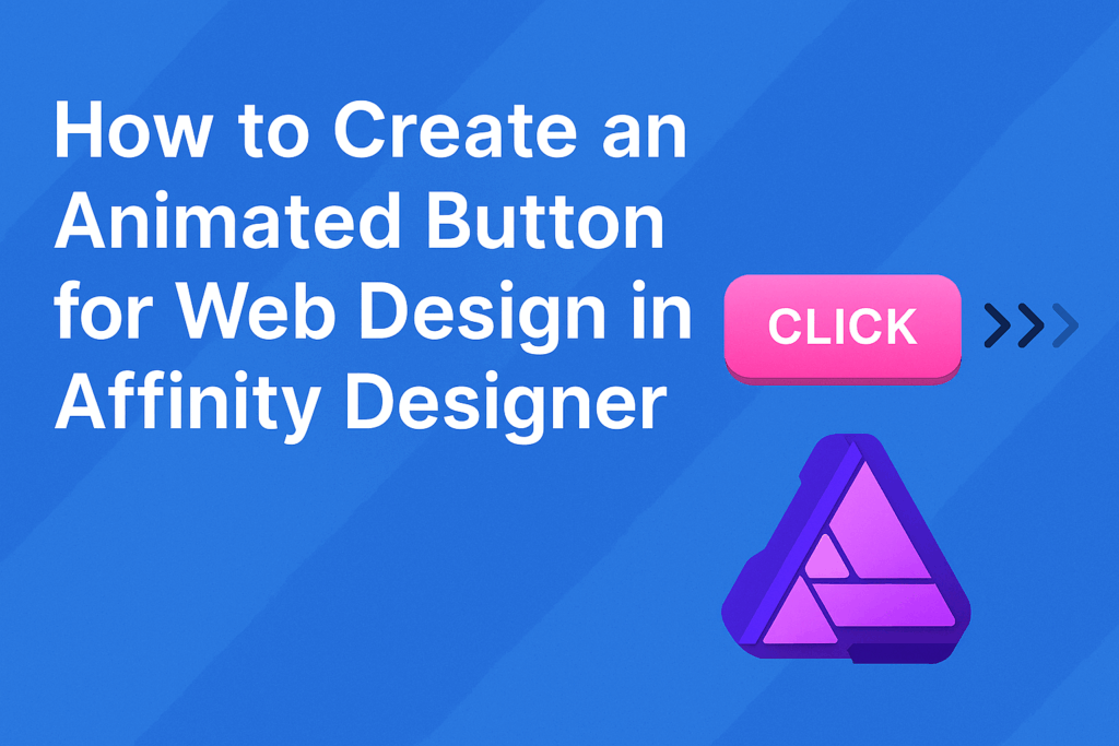 How to Create an Animated Button for Web Design in Affinity Designer