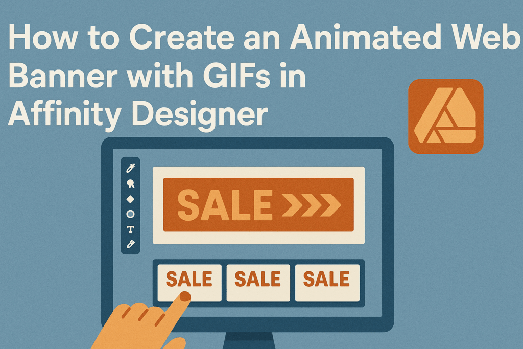 How to Create an Animated Web Banner with GIFs in Affinity Designer