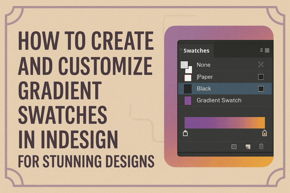 How to Create and Customize Gradient Swatches in InDesign for Stunning ...