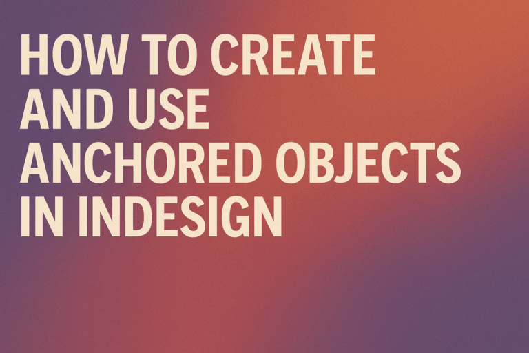 How to Create and Customize Gradient Swatches in InDesign for Stunning ...