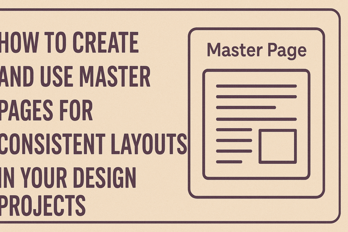 How to Create and Use Master Pages for Consistent Layouts in Your ...
