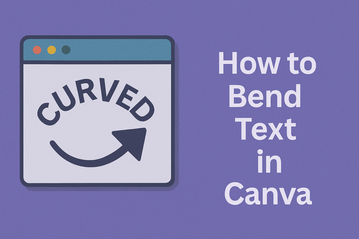 How to Curve Letters in Canva