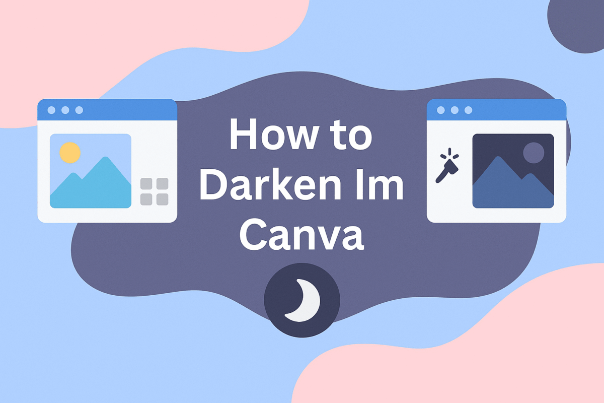 How to Darken Image in Canva